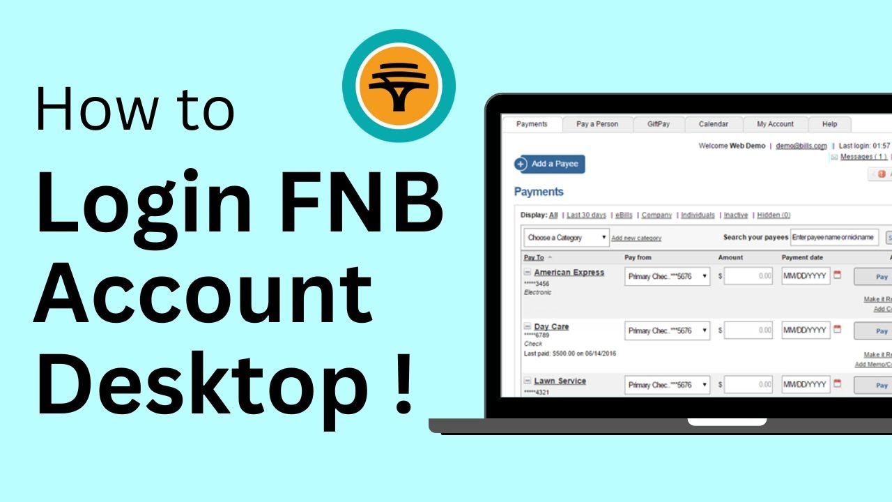 How To Login FNB Account On Desktop - FNB Online Banking Sign In ...