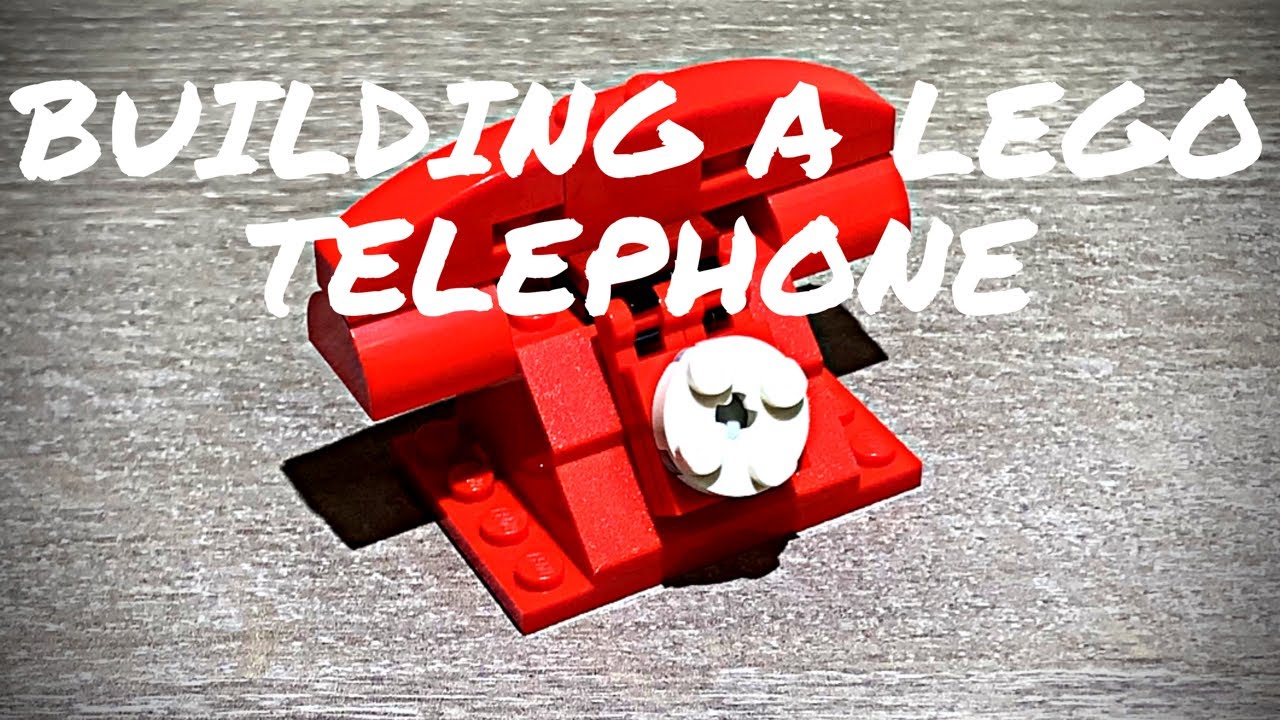 How to build a LEGO TELEPHONE- Step by step (2019) - YouTube