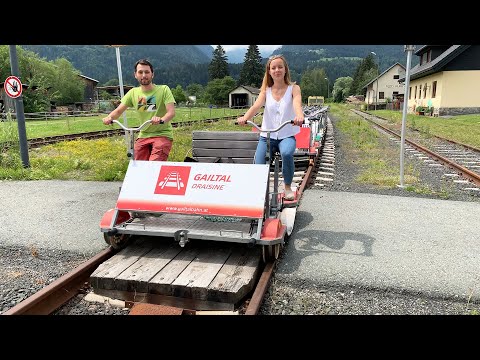 Unterwegs mit der Gailtal-Draisine