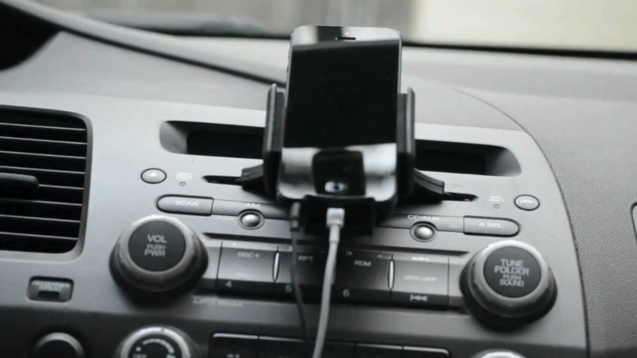 Mountek Car Dock with iPhone 5 review - YouTube