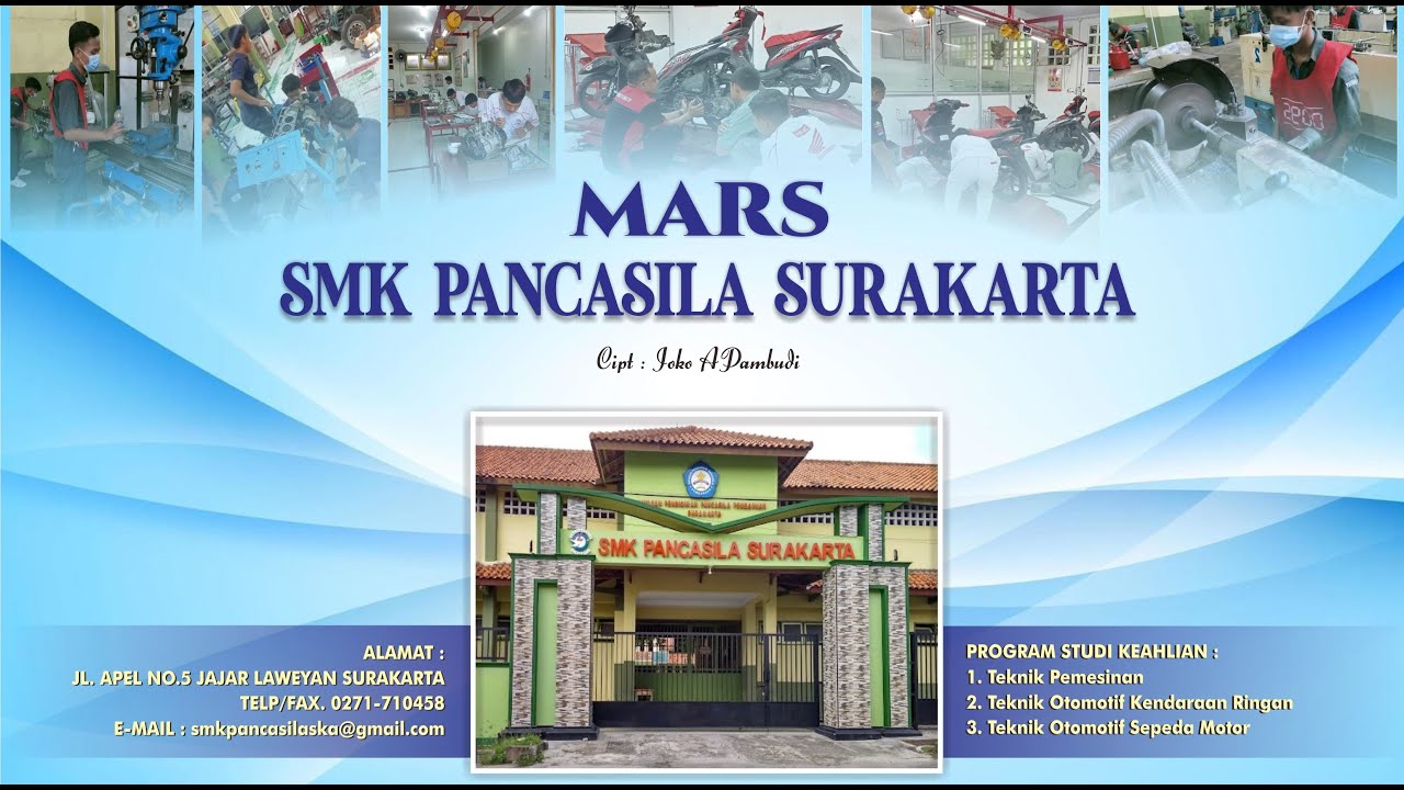 Mars SMK Pancasila Surakarta - YouTube