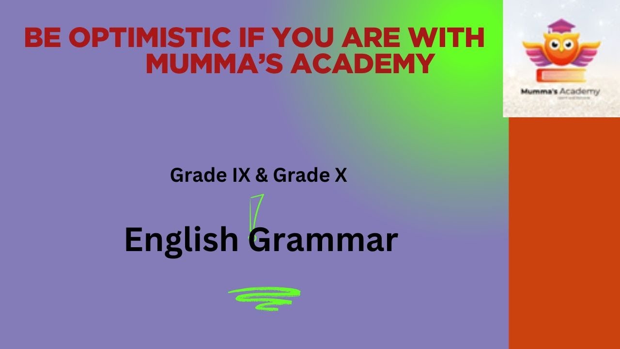 Grade IX & X Board Exam English Grammar Practice Set 23 Day 23 - YouTube