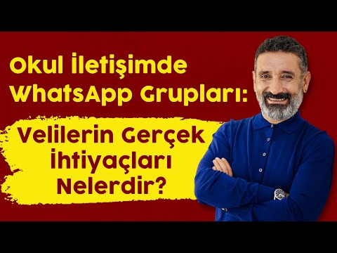 Okul İletişiminde WhatsApp Grupları: Velilerin Gerçek İhtiyaçları Neler? | Ali Koç
