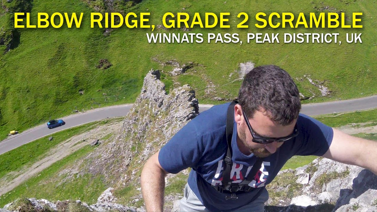Elbow Ridge - Grade 2 Scramble - Winnats Pass, Peak District, UK - YouTube