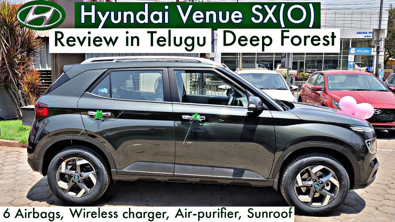 Hyundai Venue SX (O) Deep forest Review - YouTube