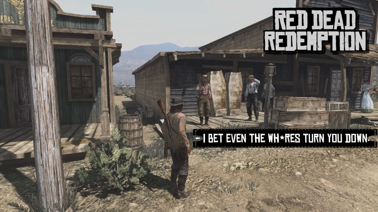 Jack Antagonizes Strangers in RDR1 - YouTube