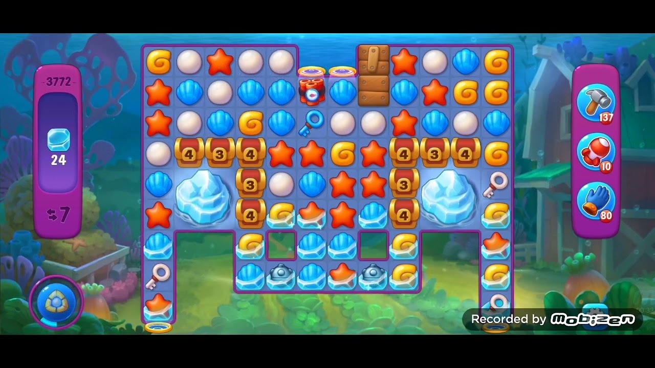 Fishdom Super Hard level 3772. NOboosters - YouTube