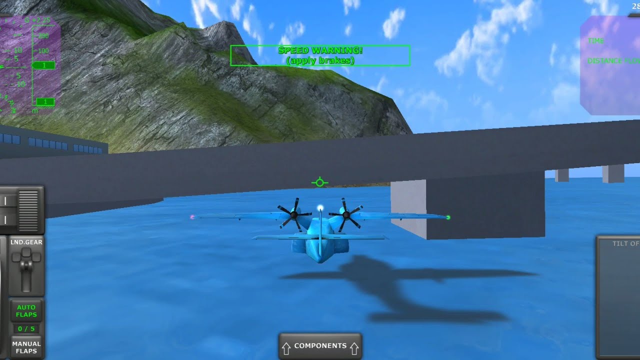TURBOPROP FLIGHT SIMULATOR - Tight pass under bridge with PS-26 Private ...