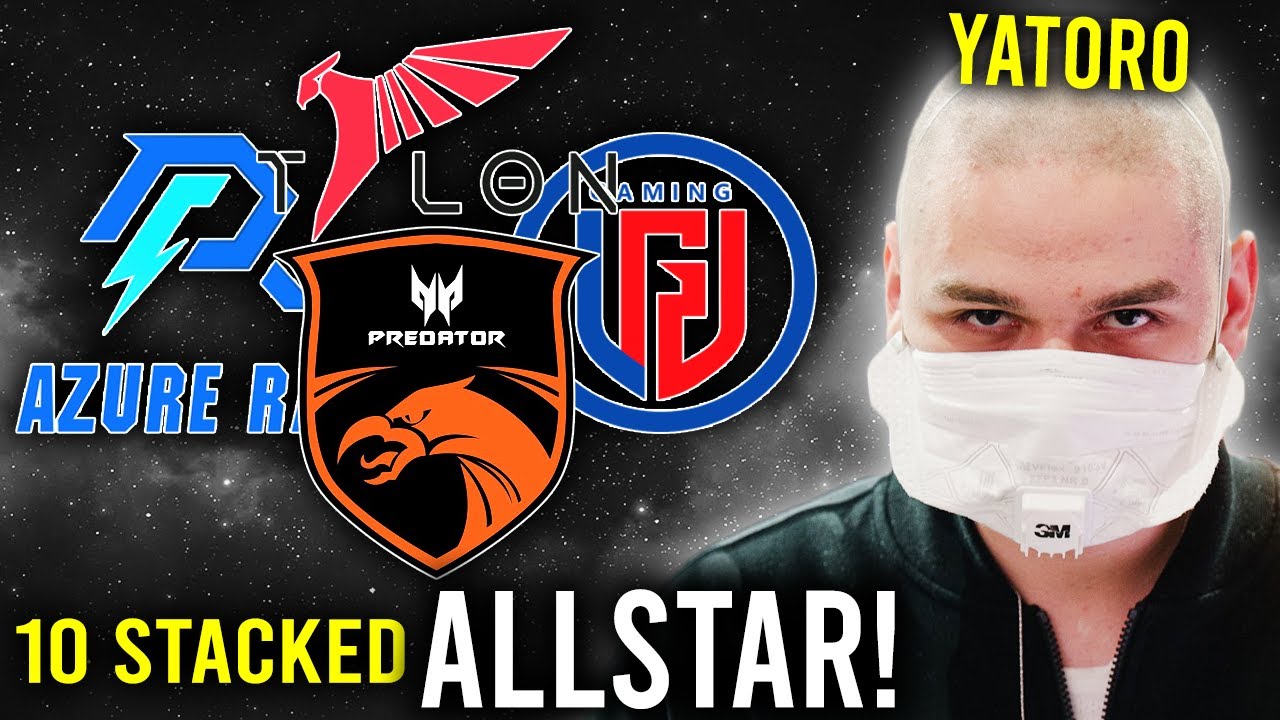 when RADDAN enters "YATORO MODE" - 10 STACKED ALLSTAR! - YouTube