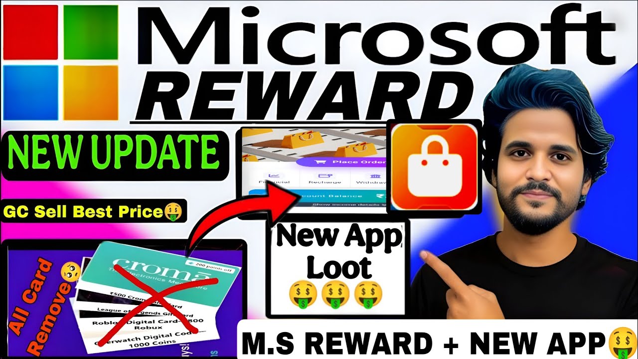MICROSOFT REWARD NEW UPDATE | NEW LOOT APP🤑🤑| OCT ALL CARD REMOVE # ...