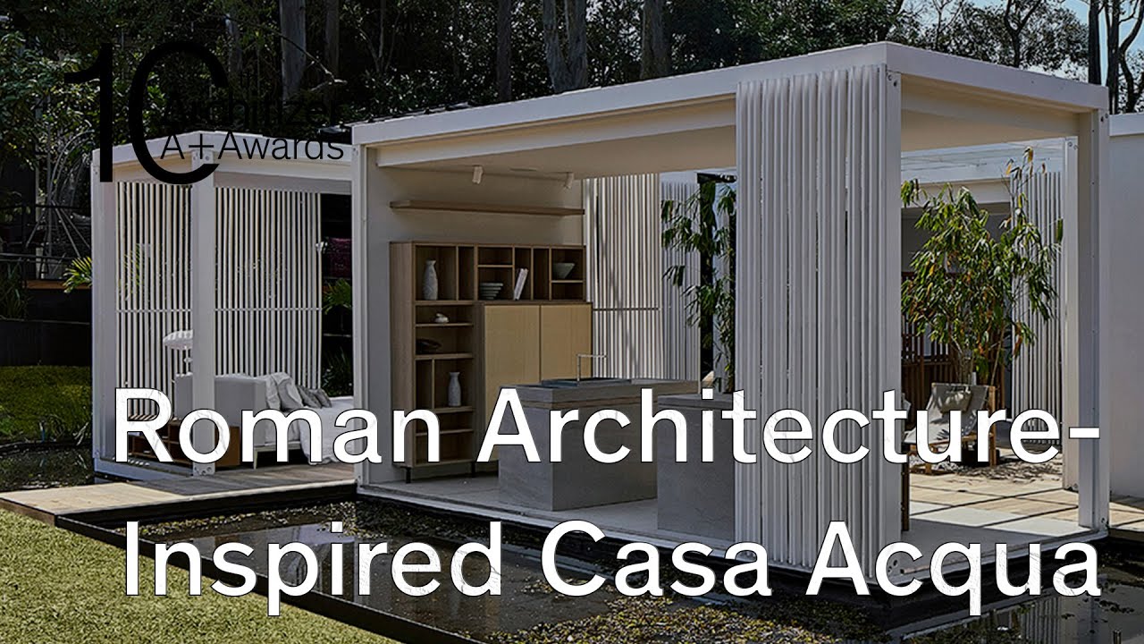 Explore a Wallless Home Inspired By Ancient Roman Residences - YouTube