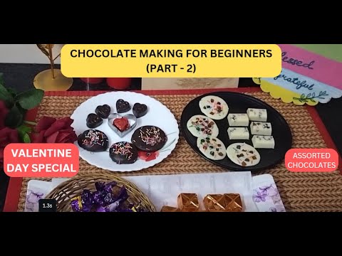 Chocolate Making Class for Beginners | Assorted Chocolates | Part 1 ...