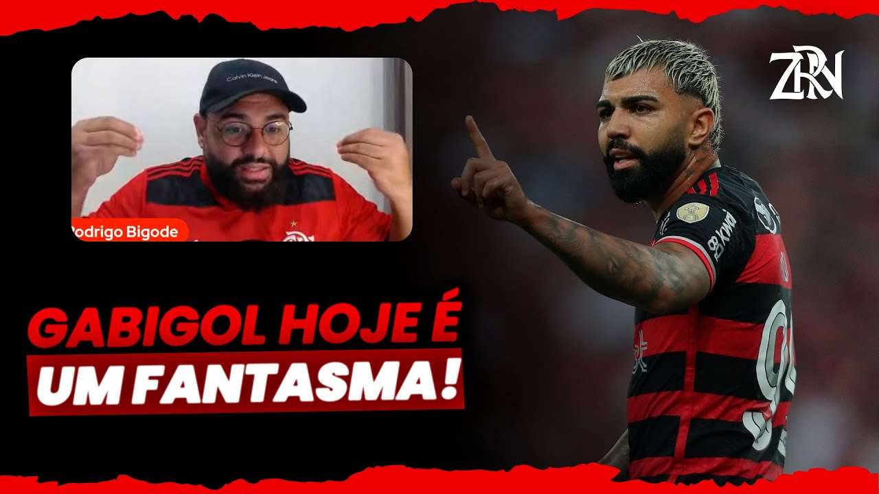 "GABRIEL É UM A MENOS EM CAMPO" BIGODE É DIRETO AO FALAR DE GABIGOL NO ...
