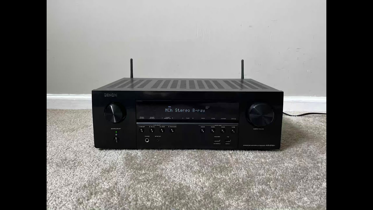How to Factory Reset Denon AVR-S750H 7.2 4K Ultra HD Bluetooth WiFi ...