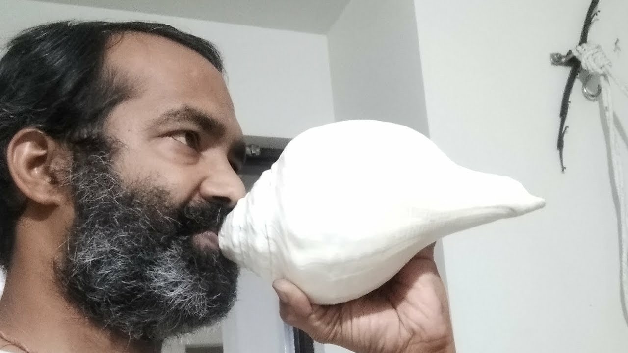 shankhnaad, Different tunes in conch shell, shankh dhwani - YouTube