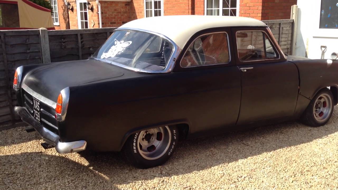 Ford consul mk2 with mustang 5.8 v8 engine for sale - YouTube
