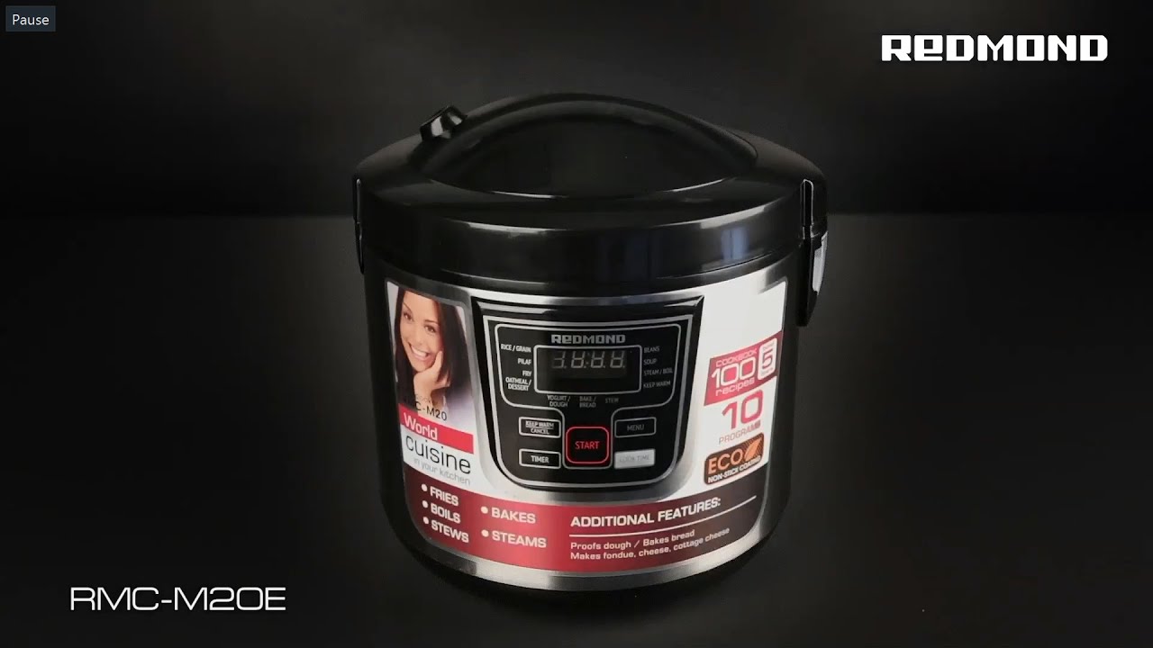 Multicooker REDMOND RMC-M20E - YouTube