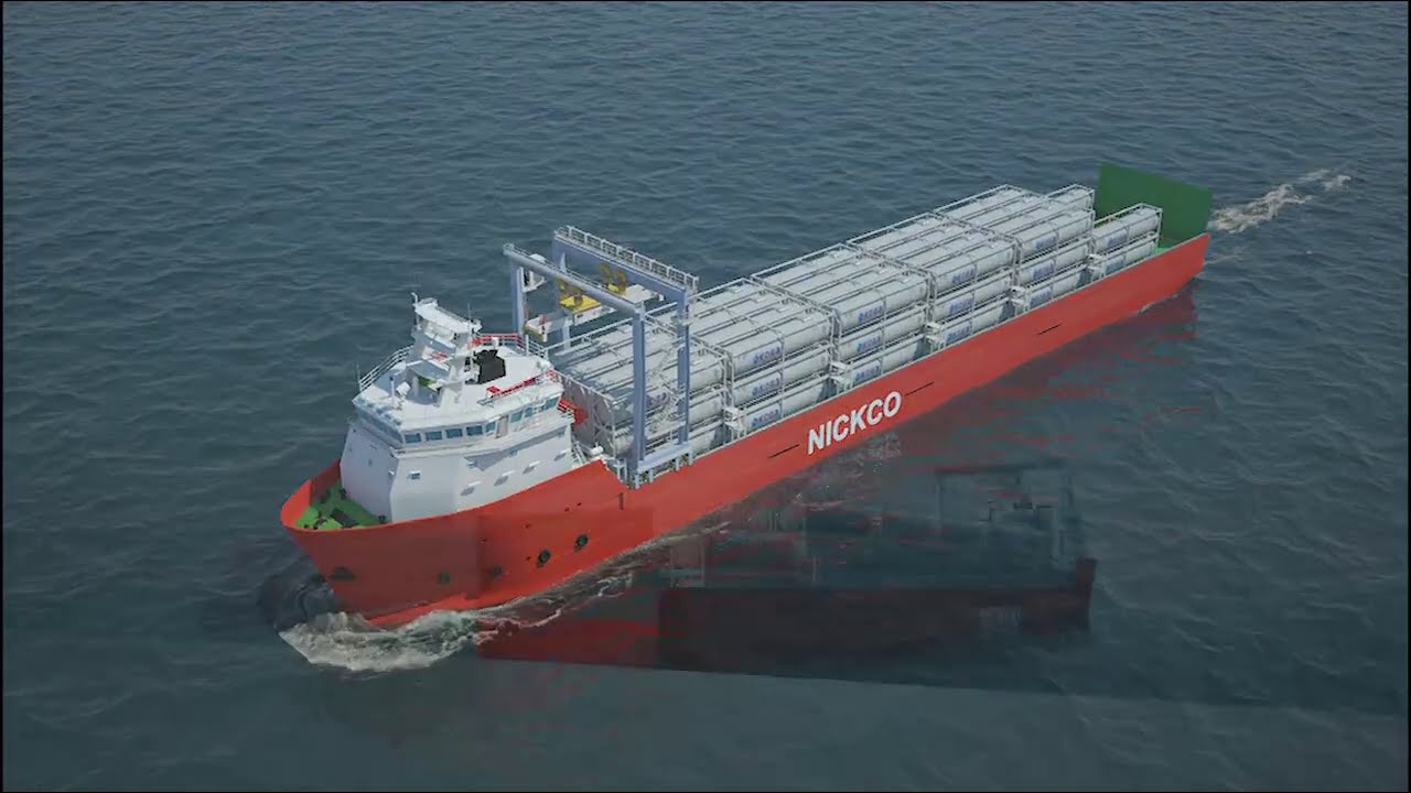 A vessel concept for ssLNG logistics business model using ISO LNG tank ...