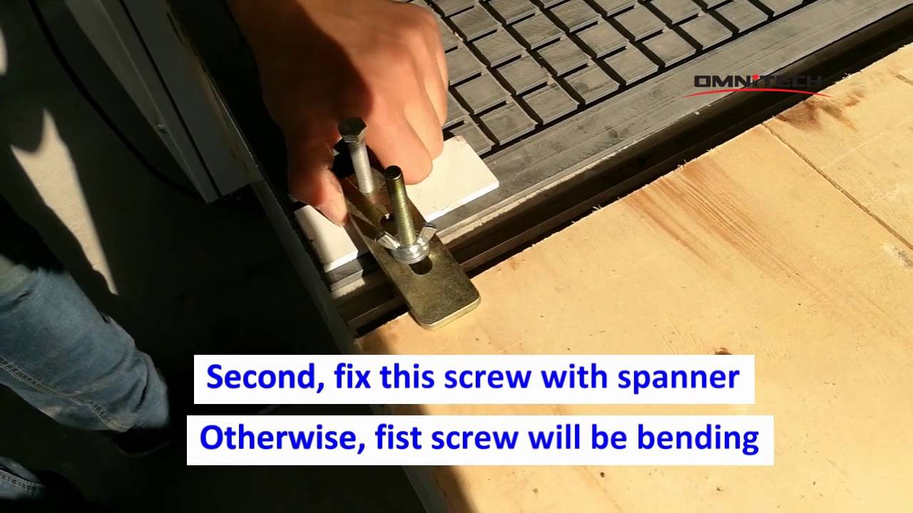 How to use clamp correctly on cnc router - YouTube