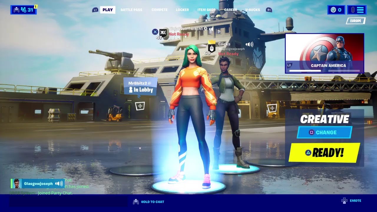 Fortnite duos with clicks - YouTube