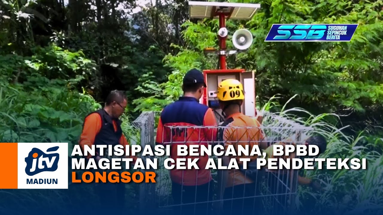 Magetan - Antisipasi Bencana, BPBD Magetan Cek Alat Pendeteksi Longsor ...