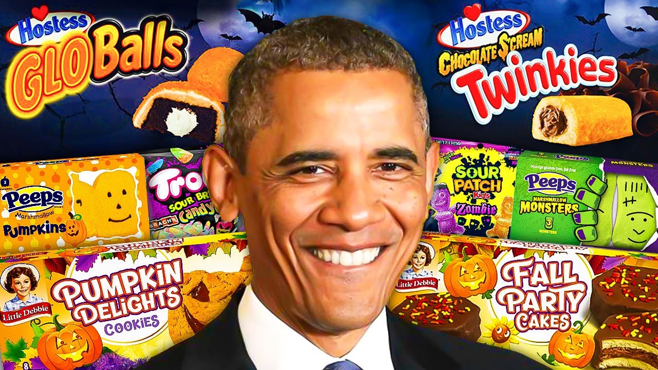 Presidents Rank Halloween Snacks #2 - YouTube
