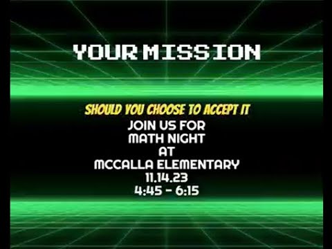 McCalla Math Night 23 - YouTube