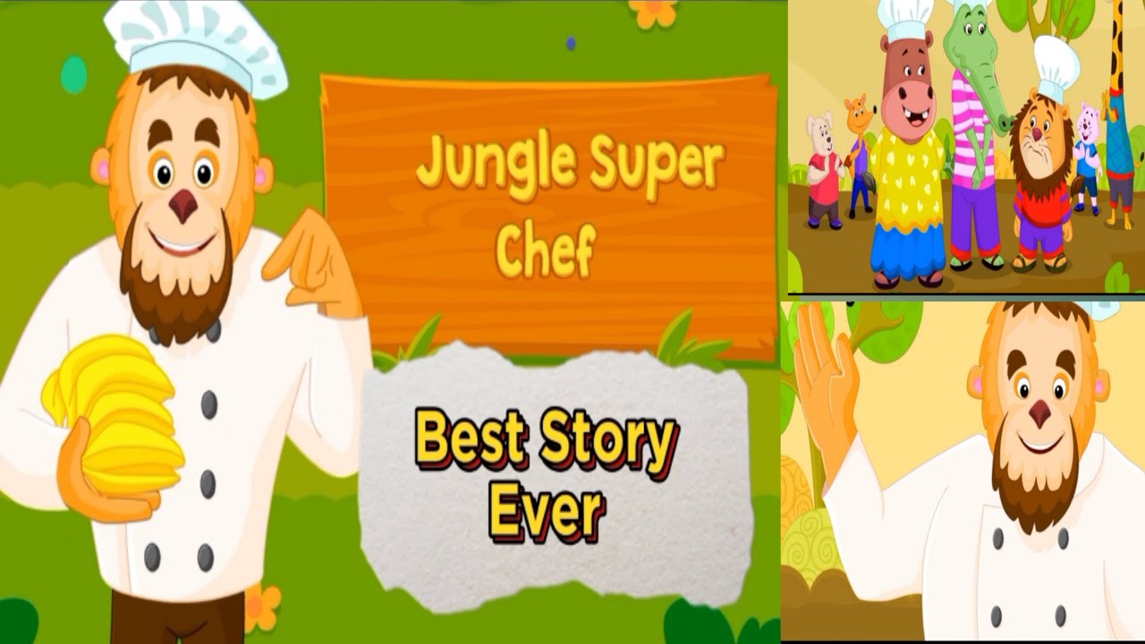 The Jungle Super Chef | kids educational story - YouTube