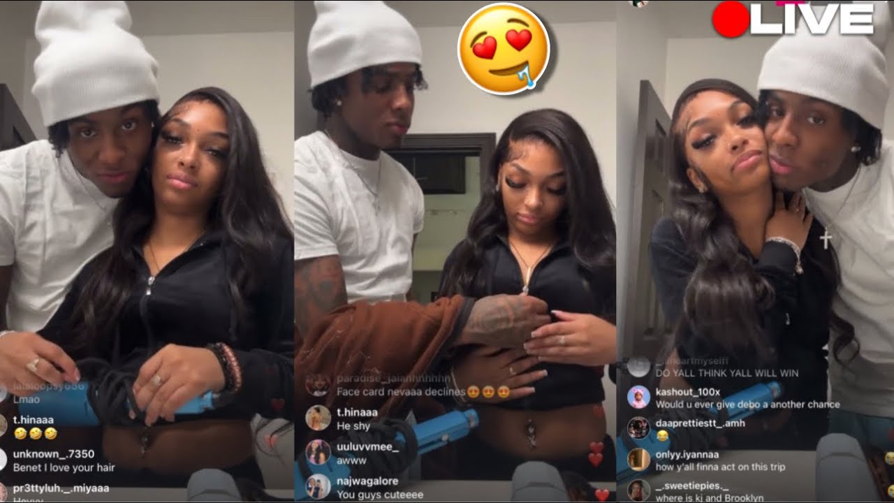 Benet Nicole & TJ Watkins being Couple goals on LIVE 😍🙈👀 - YouTube