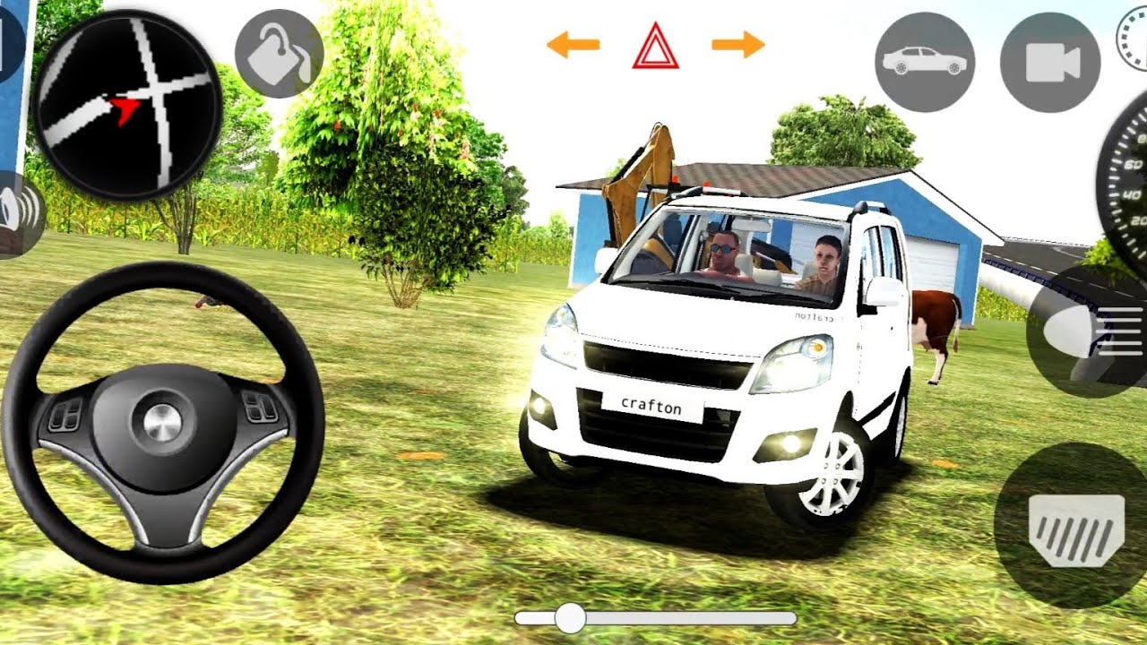 Suzuki Wagon-R White Driving Simulator 🔥 gadi wala game - Car Game ...