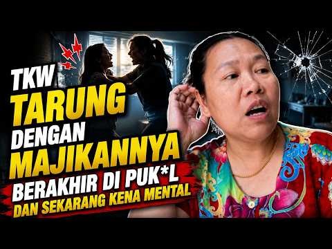 TKW TARUNG DENGAN MAJIKANNYA BERAKHIR DI PUK*L DAN SEKARANG KENA MENTAL