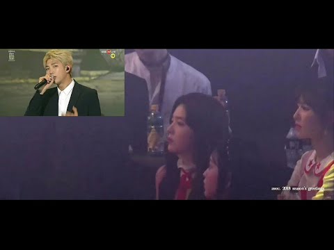 [HD] Red Velvet Reaction To BTS [SMA 2017]