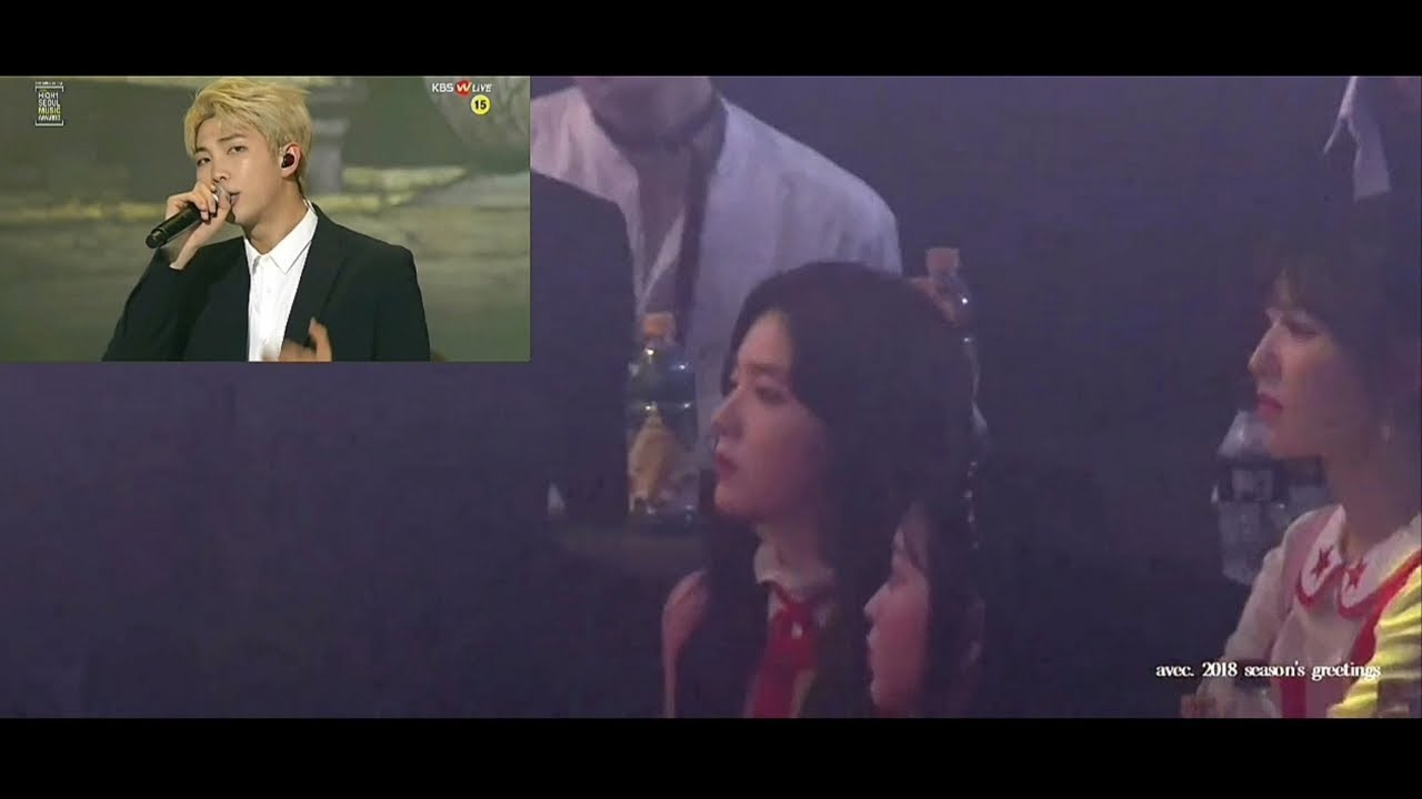 [HD] Red Velvet Reaction To BTS [SMA 2017] - YouTube