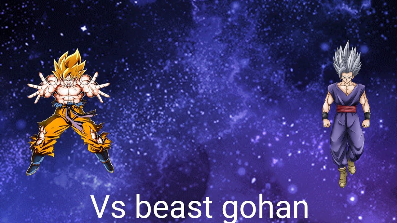 Powerful comeback vs beast gohan and blue evolution vegeta! - YouTube