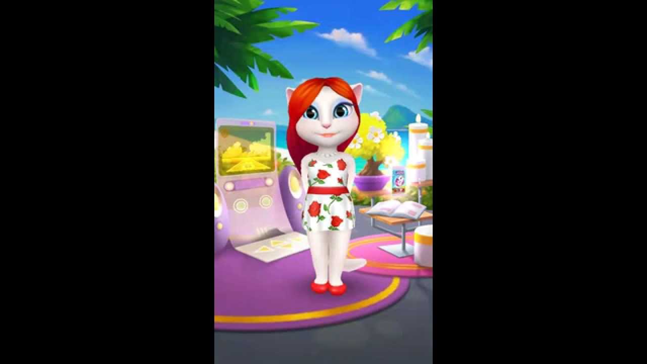 My Talking Angela - Minivestido Florido | Rosy Mini Dress - YouTube
