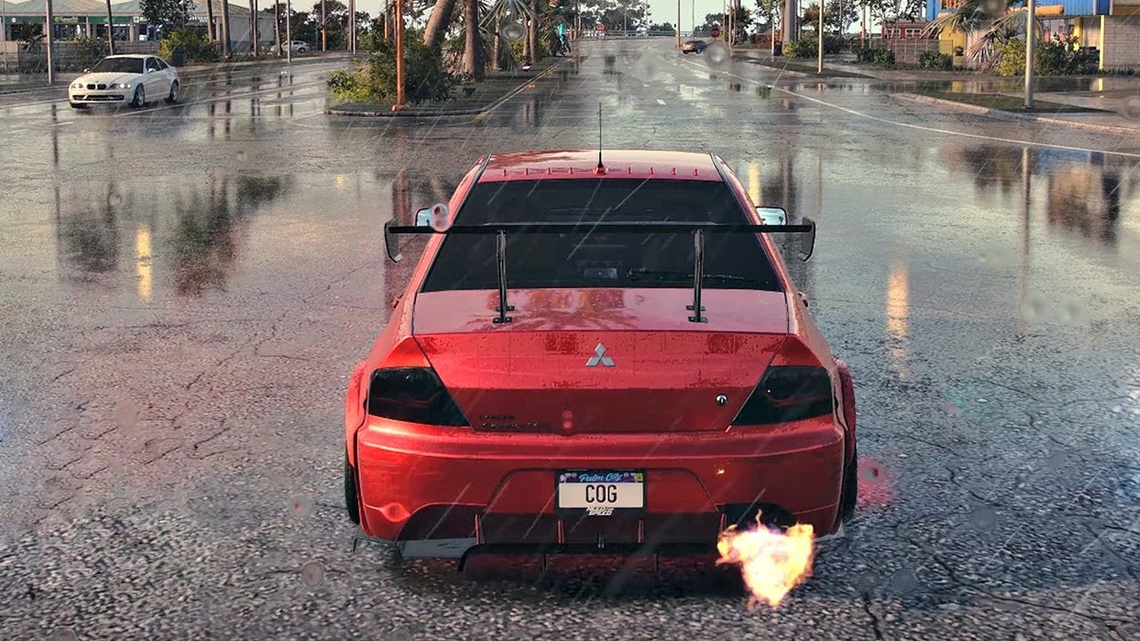 Need For Speed HEAT - Mitsubishi Lancer Evolution IX TOP SPEED Gameplay ...