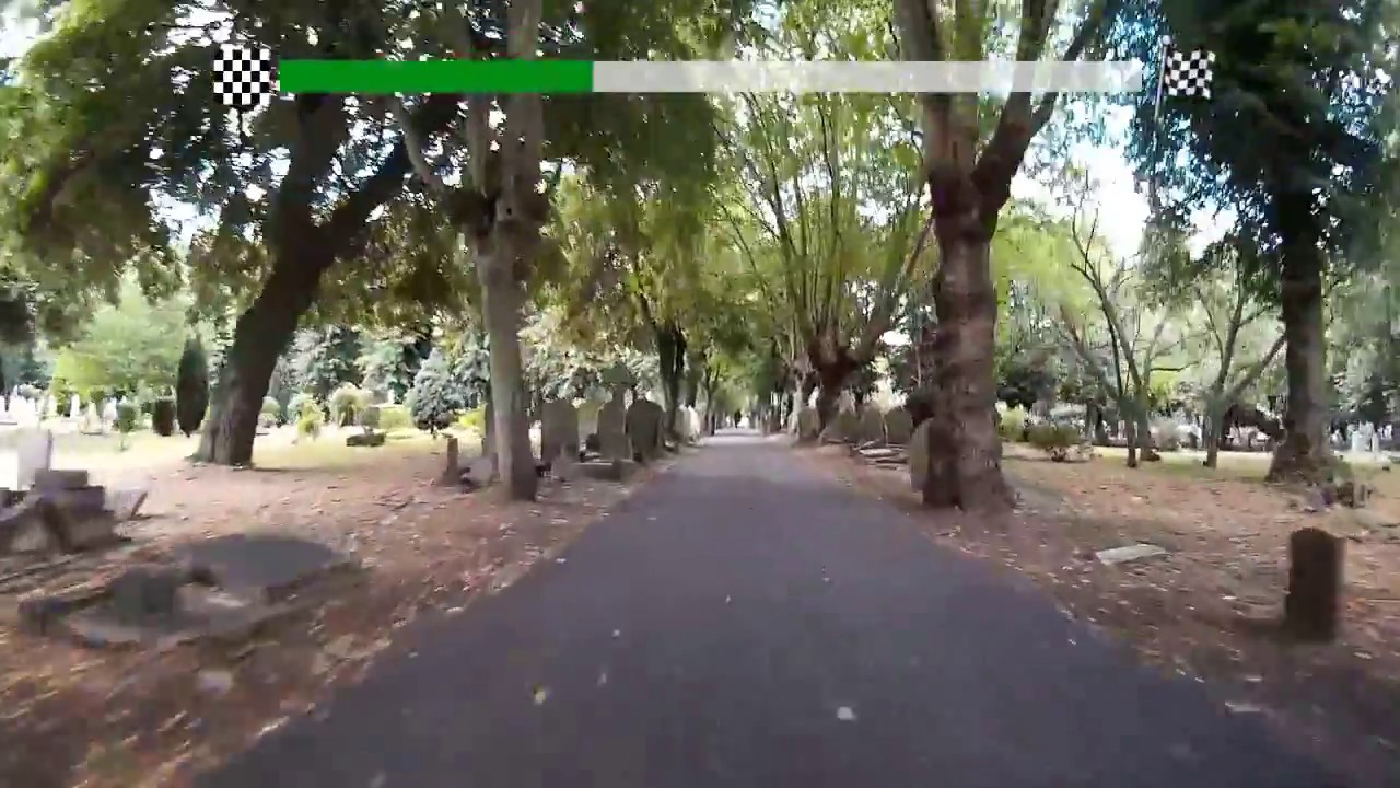 Tottenham Cemetery - Path to White Hart Lane - YouTube