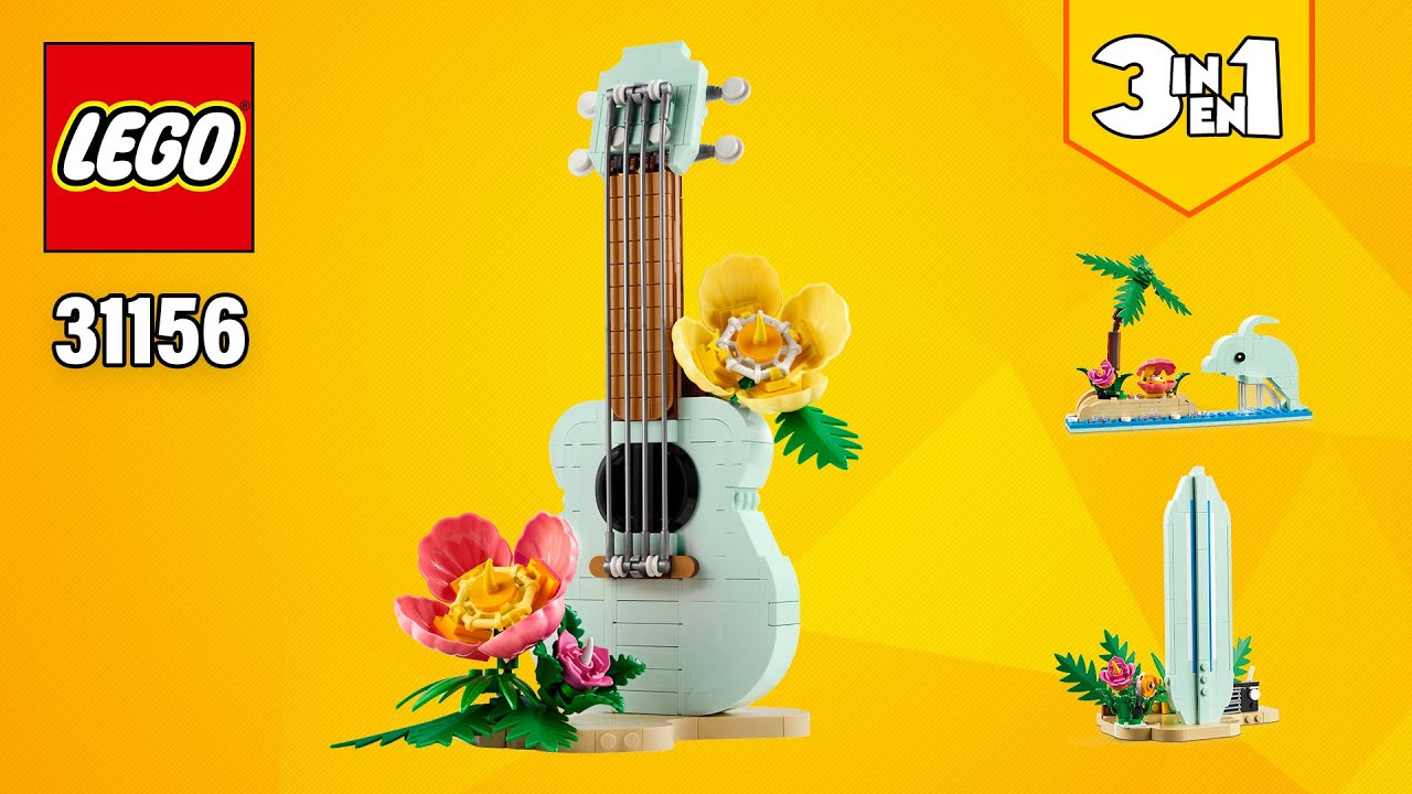 LEGO® Creator 3in1 Tropical Ukulele (31156)[387 pcs] Sea Animal ...