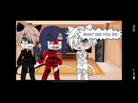 Ladybug and chat noir are stuck in a room with chat blanc for 24 hours