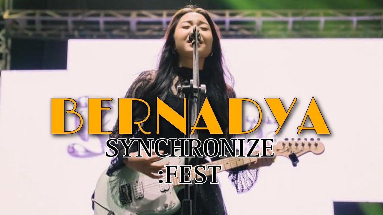 DERNADYA LIVE KONSER DI SYNCHRONIZE FEST 2024 - YouTube