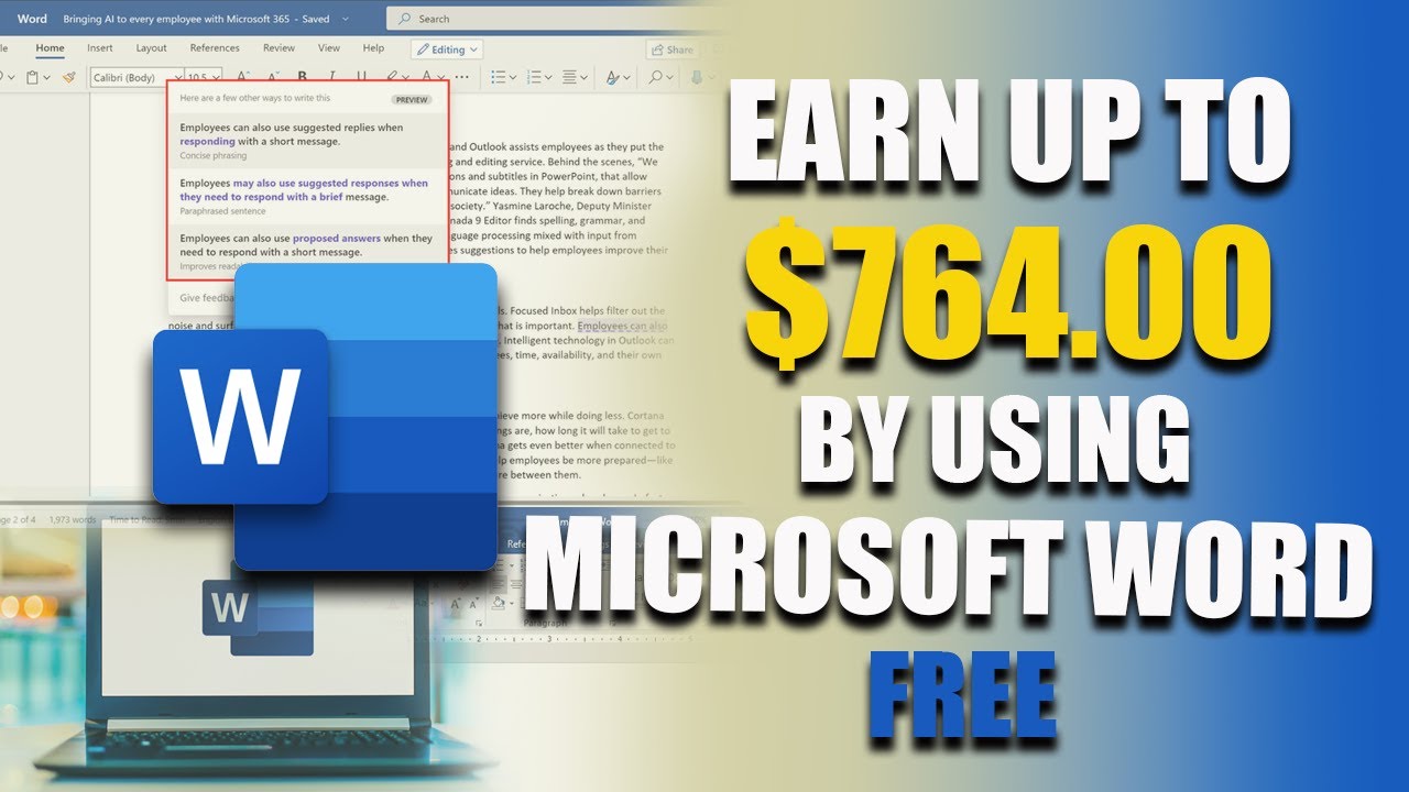 Earn $500 Online Daily Using Microsoft Word (Make Money Online ...