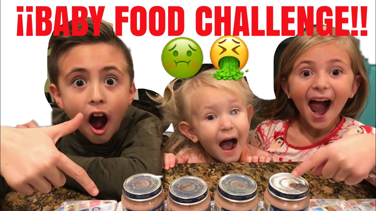 Baby Food Challenge Youtube