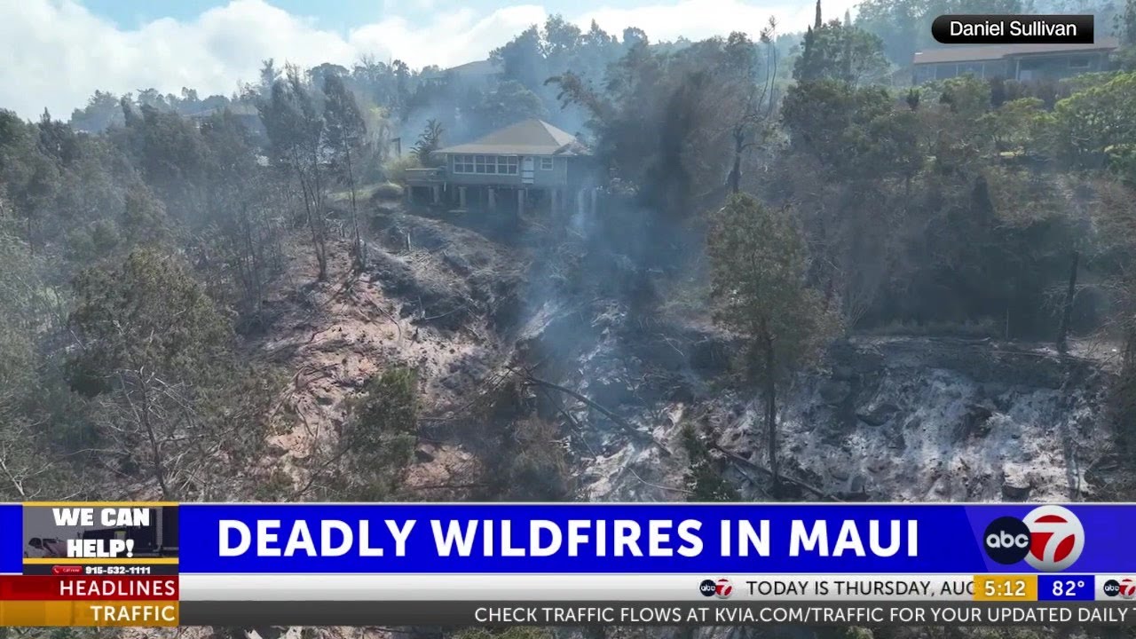 Deadly wildfires burning across Maui prompt evacuations - YouTube