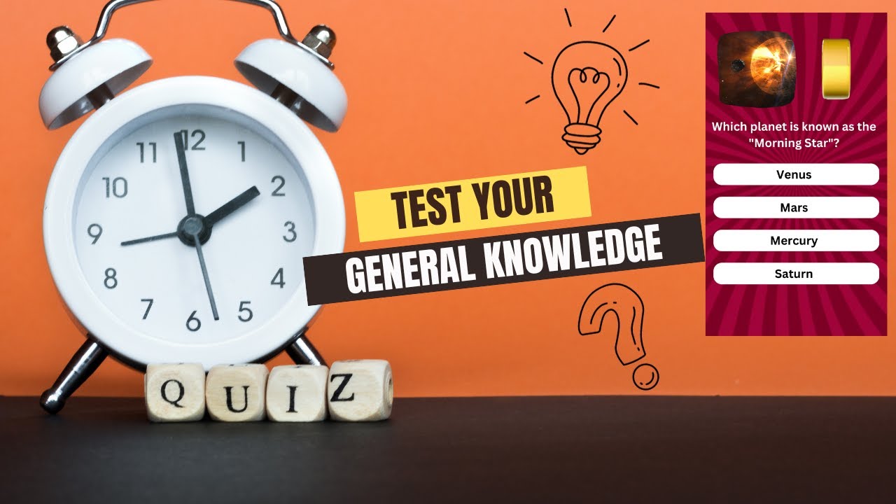 GK QUIZ | 50 Important General Knowledge Questions & Answers | Test ...