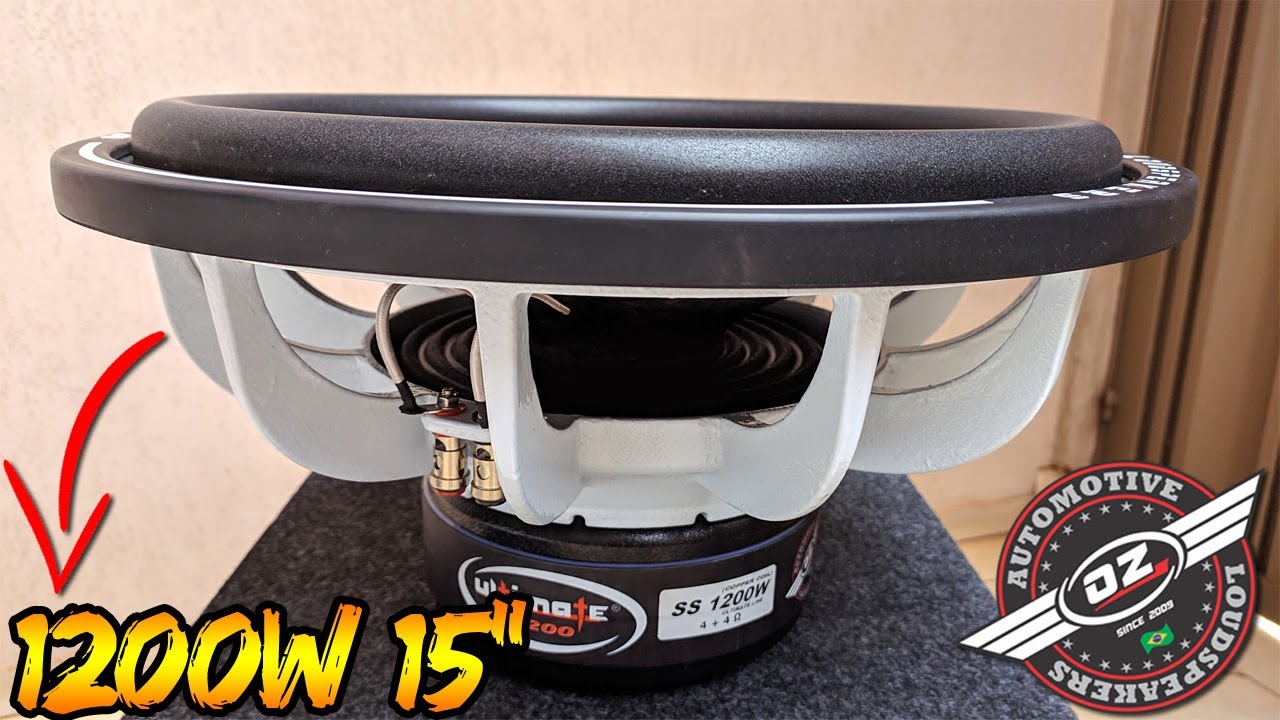 NOVO SUBWOOFER DA OZ AUDIO | OZ 1200W 15 POL. | PRIMEIRAS IMPRESSÕES ...
