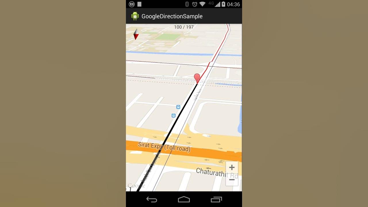 [Android Code] Google Direction Library - Test 003 - YouTube