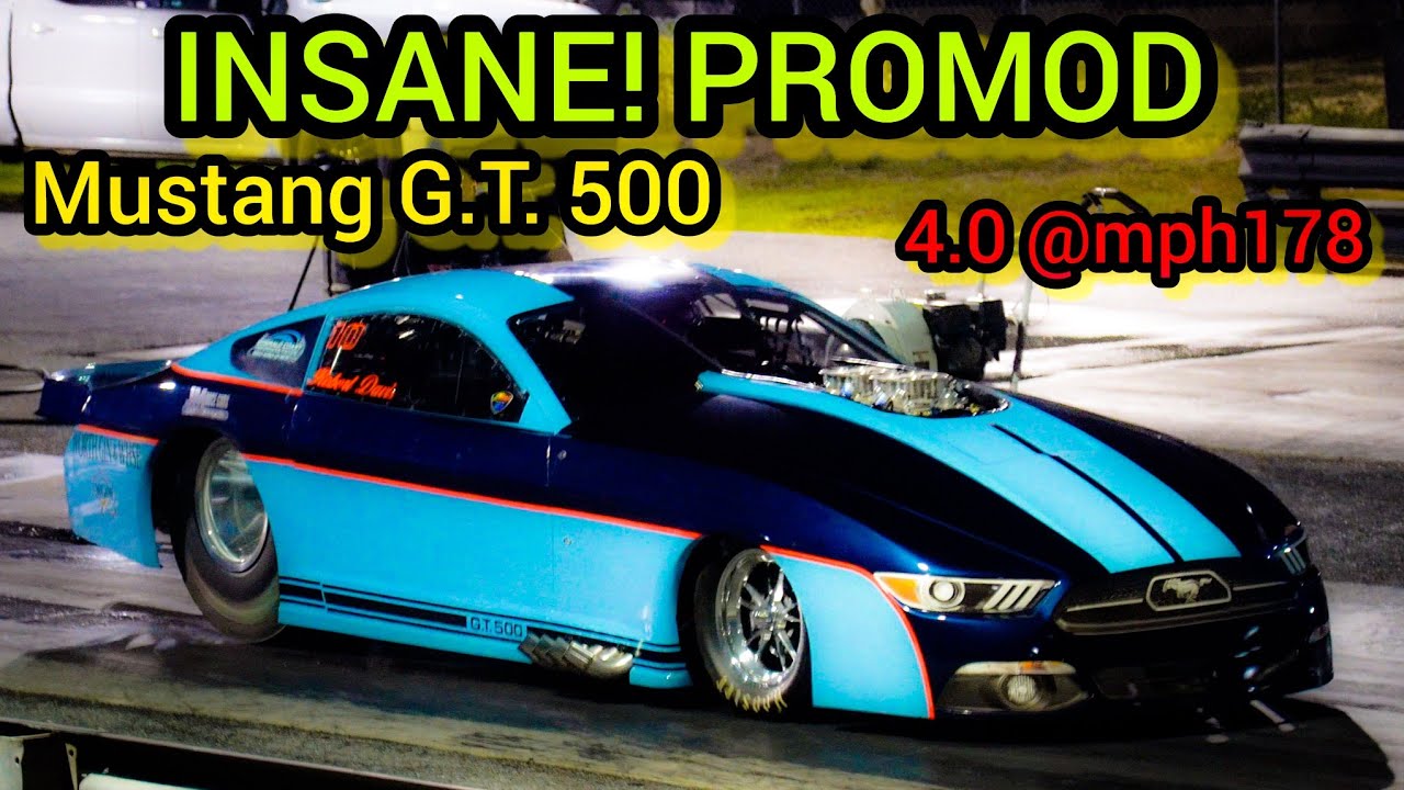 Pro Mod Drag Racing 2023, Mustang G.T. 500, 4.084 @mph178.43 Blasting ...