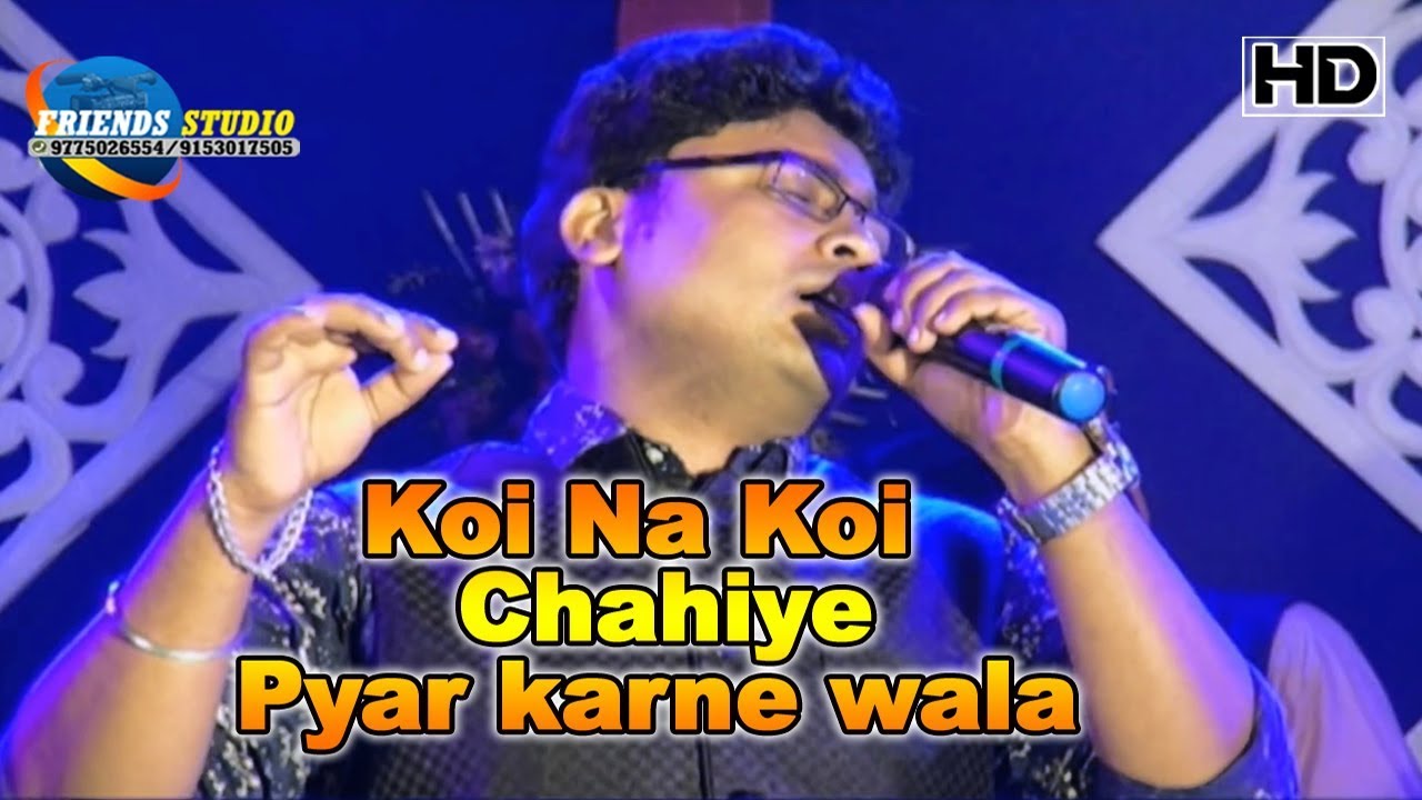 Koi Na Koi Chahiye Pyar karne wala | Shahrukh Khan | Deewana | Live ...
