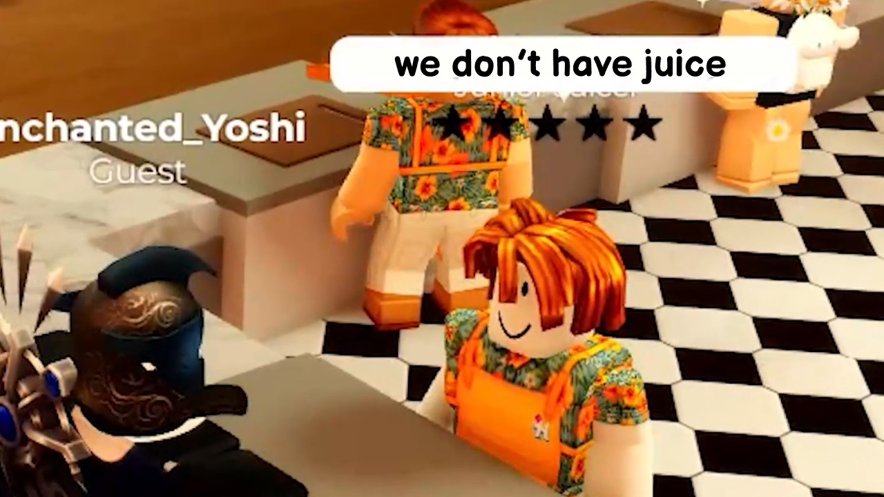 The Roblox Cafe Experience - YouTube