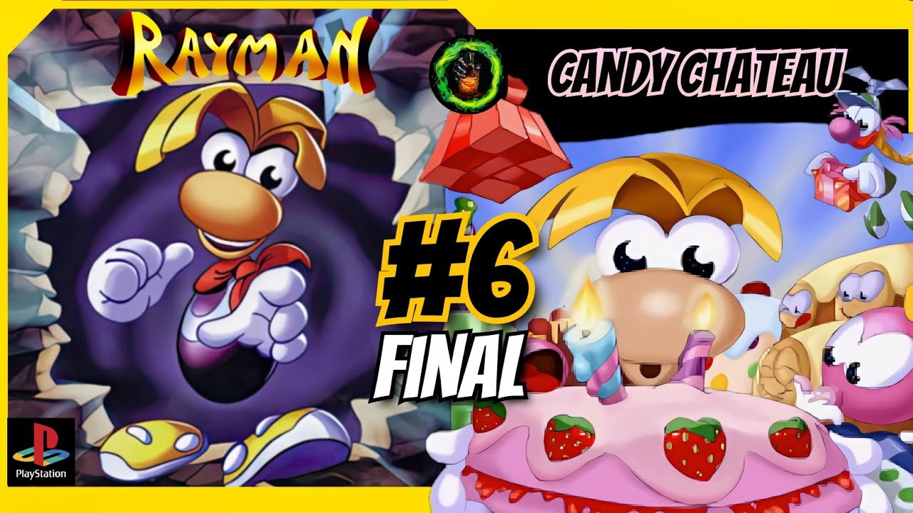 Rayman Ps1 - Capítulo 6 // Candy Chateau (Final)(Español) - YouTube